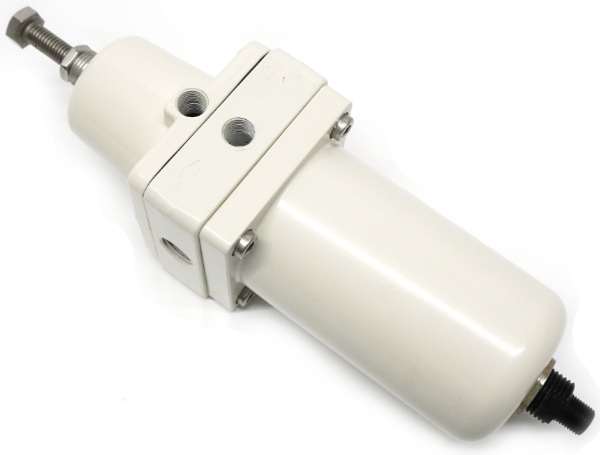 Sitecna Air Filter Regulator 1/4" Aluminium ATEX. Manual Drain. UK stock