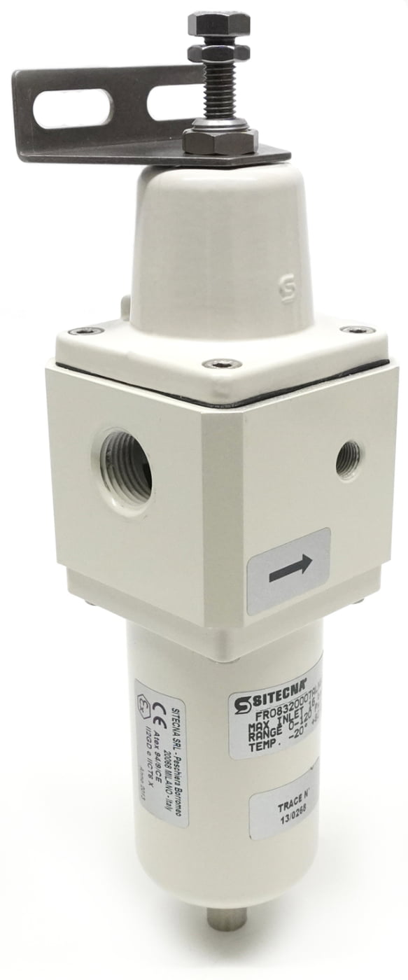 Sitecna Aluminium Auto Drain ATEX Filter Regulator. UK stock