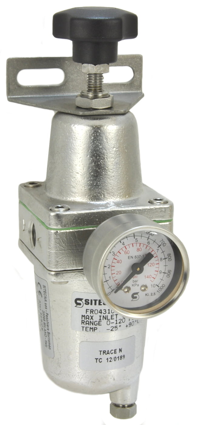 Sitecna Filter Regulator 1/4" stainless steel ATEX UK stock