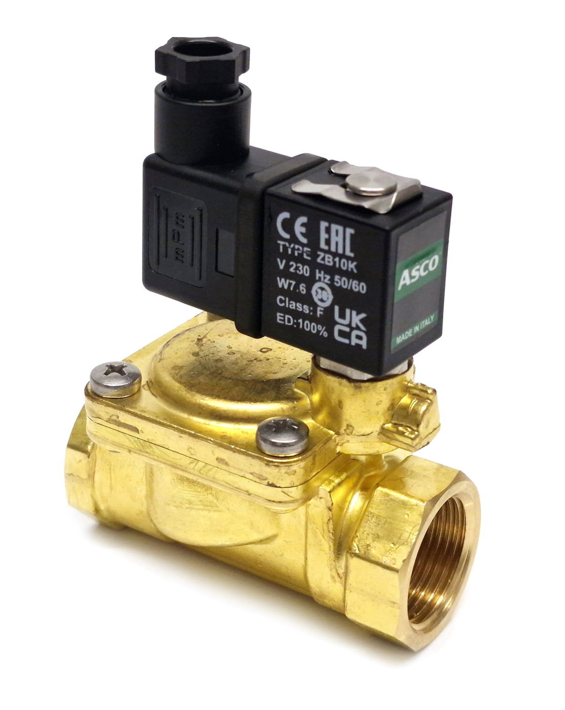 WRAS approved solenoid valve 3/4"BSP Two Way Normally Open 230VAC