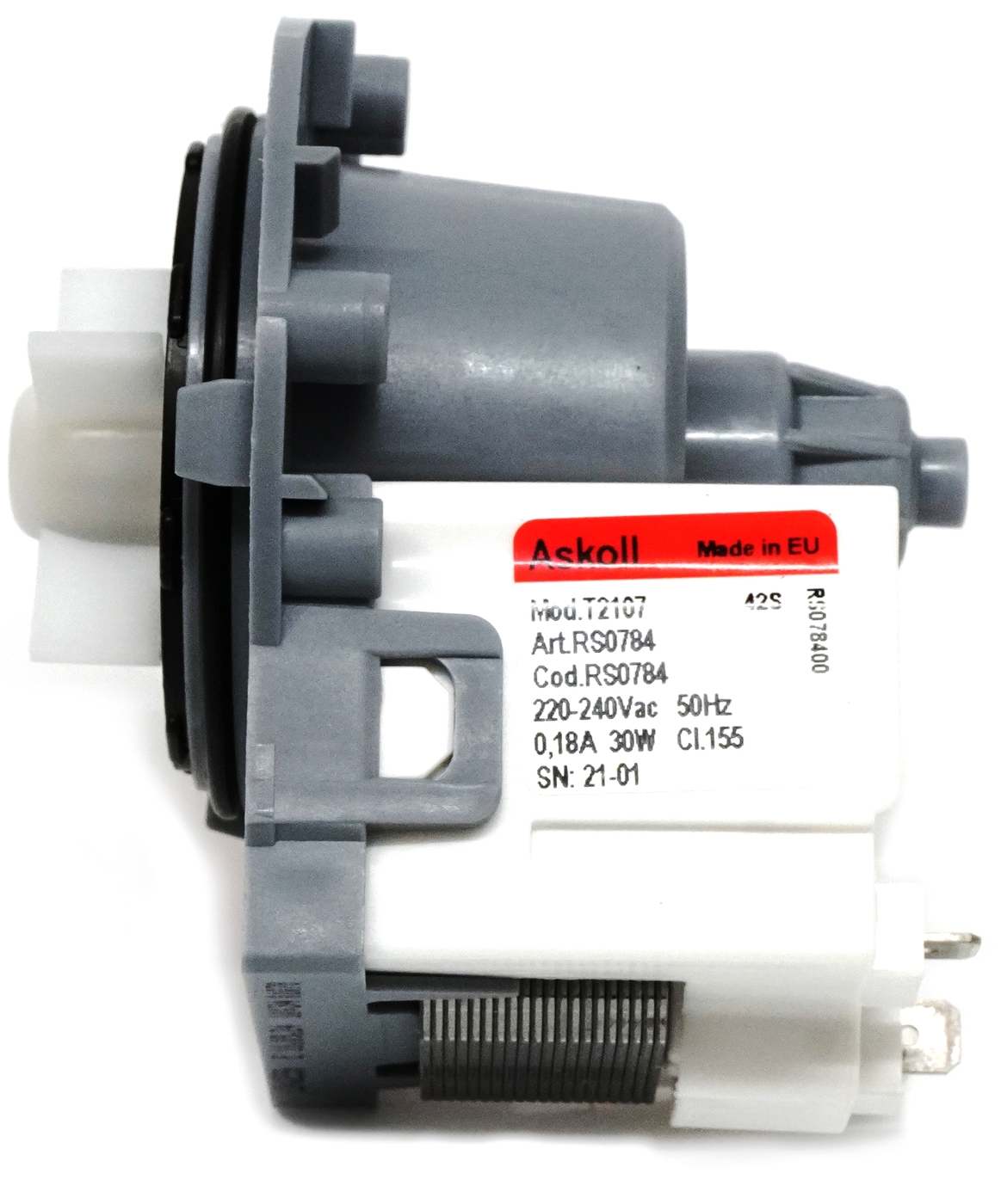 Drain Pump Askoll Model T2107, LFD422237, RS0784